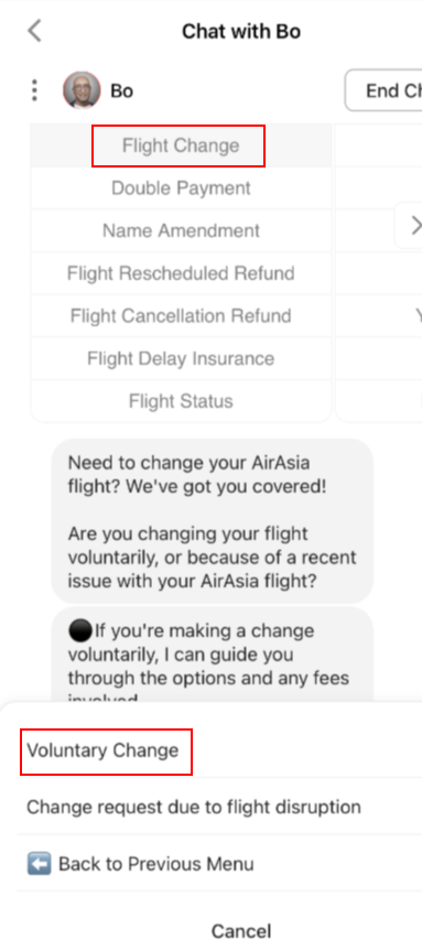 AirAsia Flights: How do I change my flight date or time?